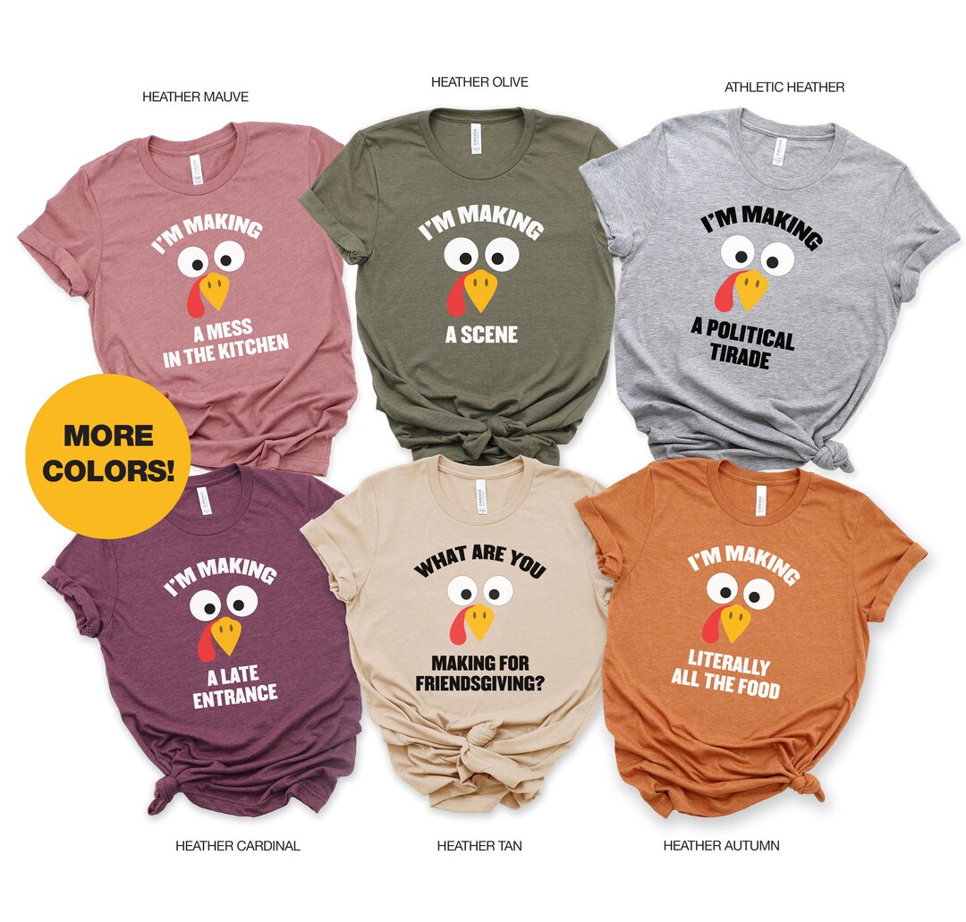 Funny Friendsgiving Shirt, Funny Friends Shirts, Group Friendsgiving ...