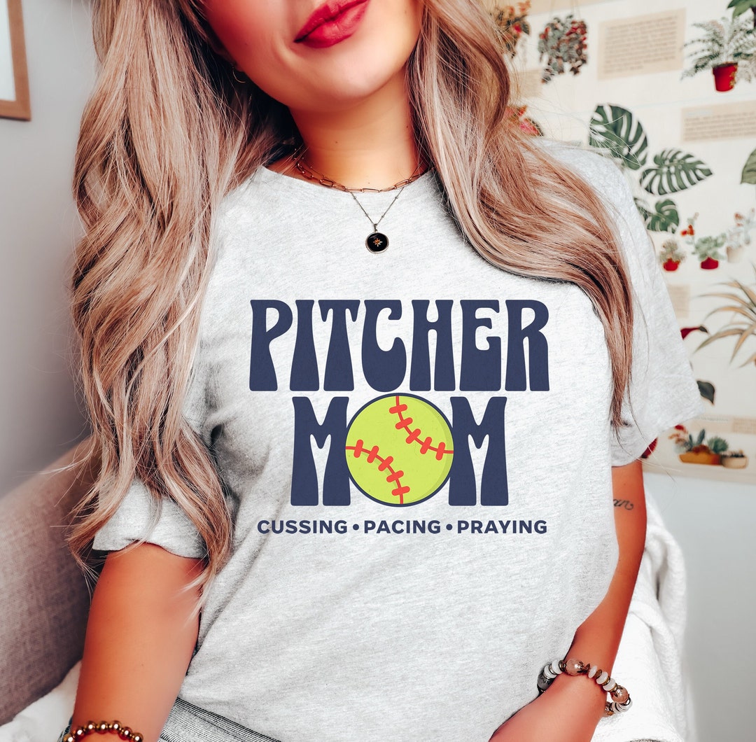 Pitcher Mom, Bucket Mom, Softball Mom Shirt, Funny Softball Tee, Gift ...