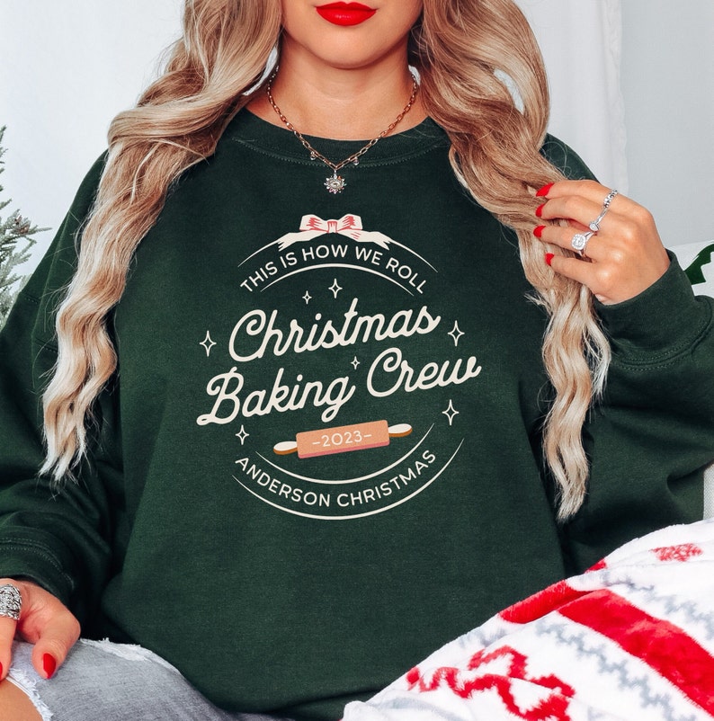 Custom Christmas Baking Crew Shirts, Group Christmas Shirts ...
