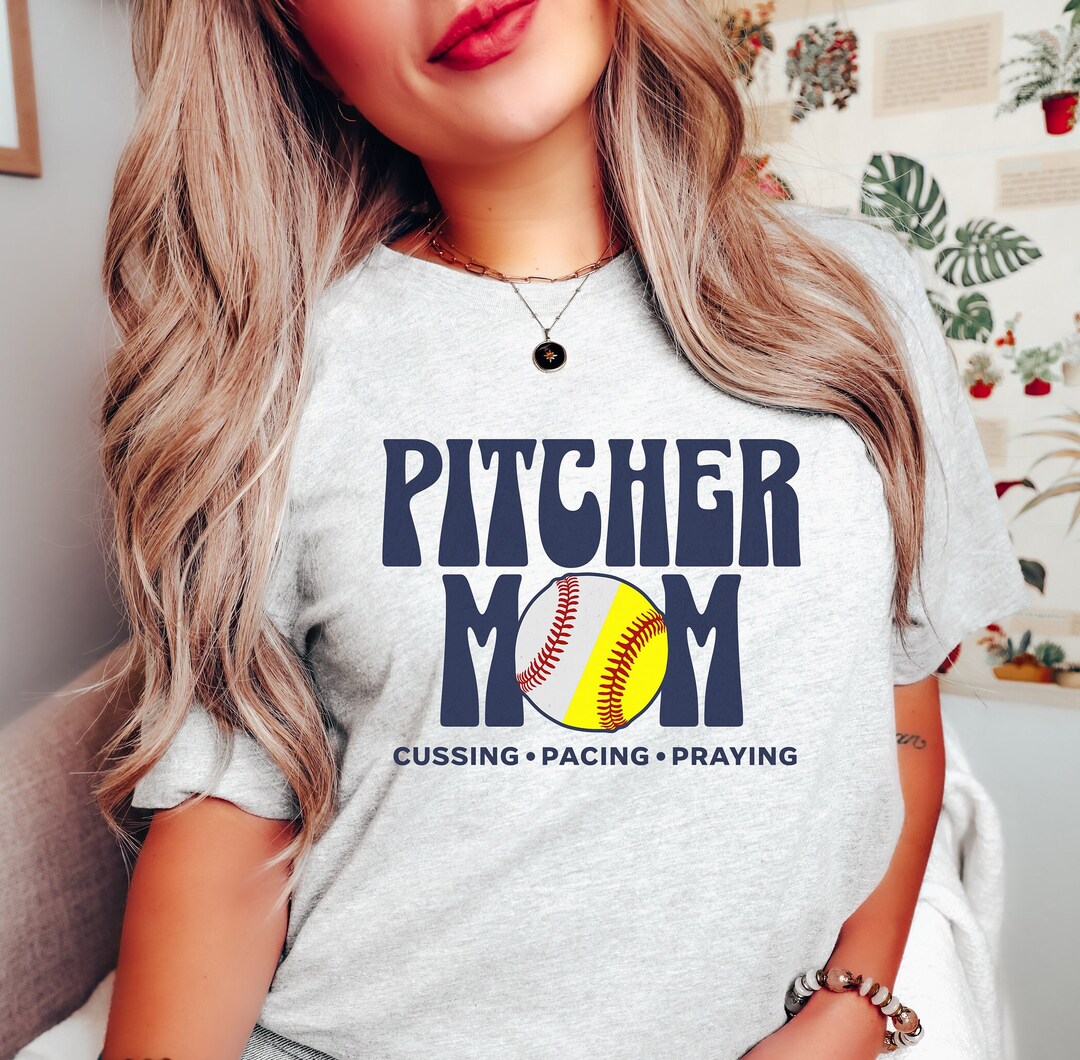 Pitcher Mom, Bucket Mom, Softball Mom Shirt, Baseball Mom, Gift for Mom ...