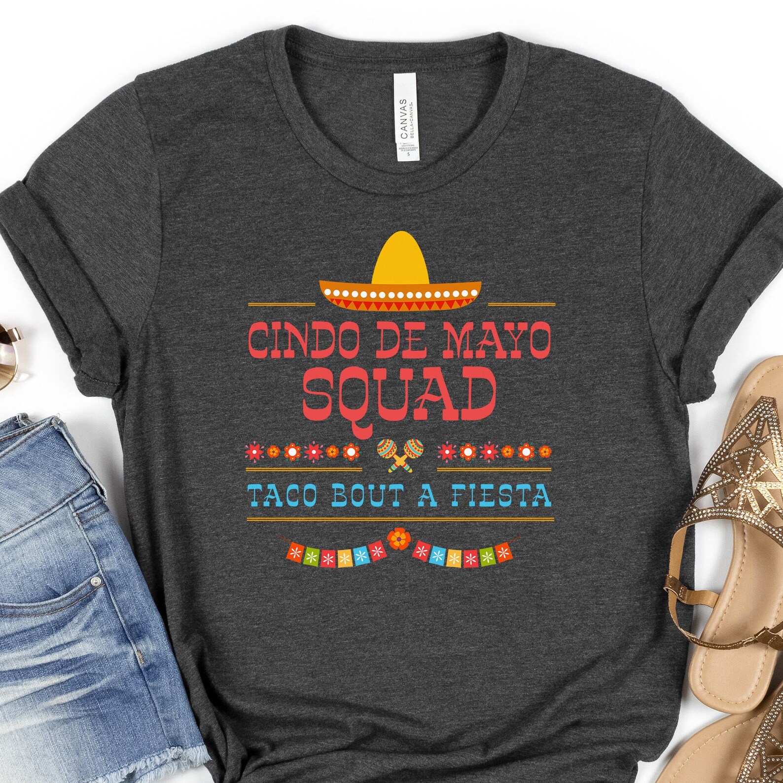 Cinco De Mayo Squad Group Cinco De Mayo Tee Mexican Shirt - Etsy