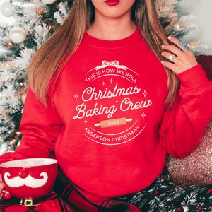 Custom Christmas Baking Crew Shirts, Group Christmas Shirts ...
