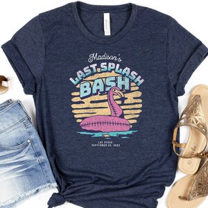 Pool Party Bachelorette Shirts, Pool Party Group Tees, Last Splash Bash ...