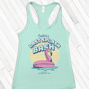 Pool Party Bachelorette Shirts, Pool Party Group Tees, Last Splash Bash ...