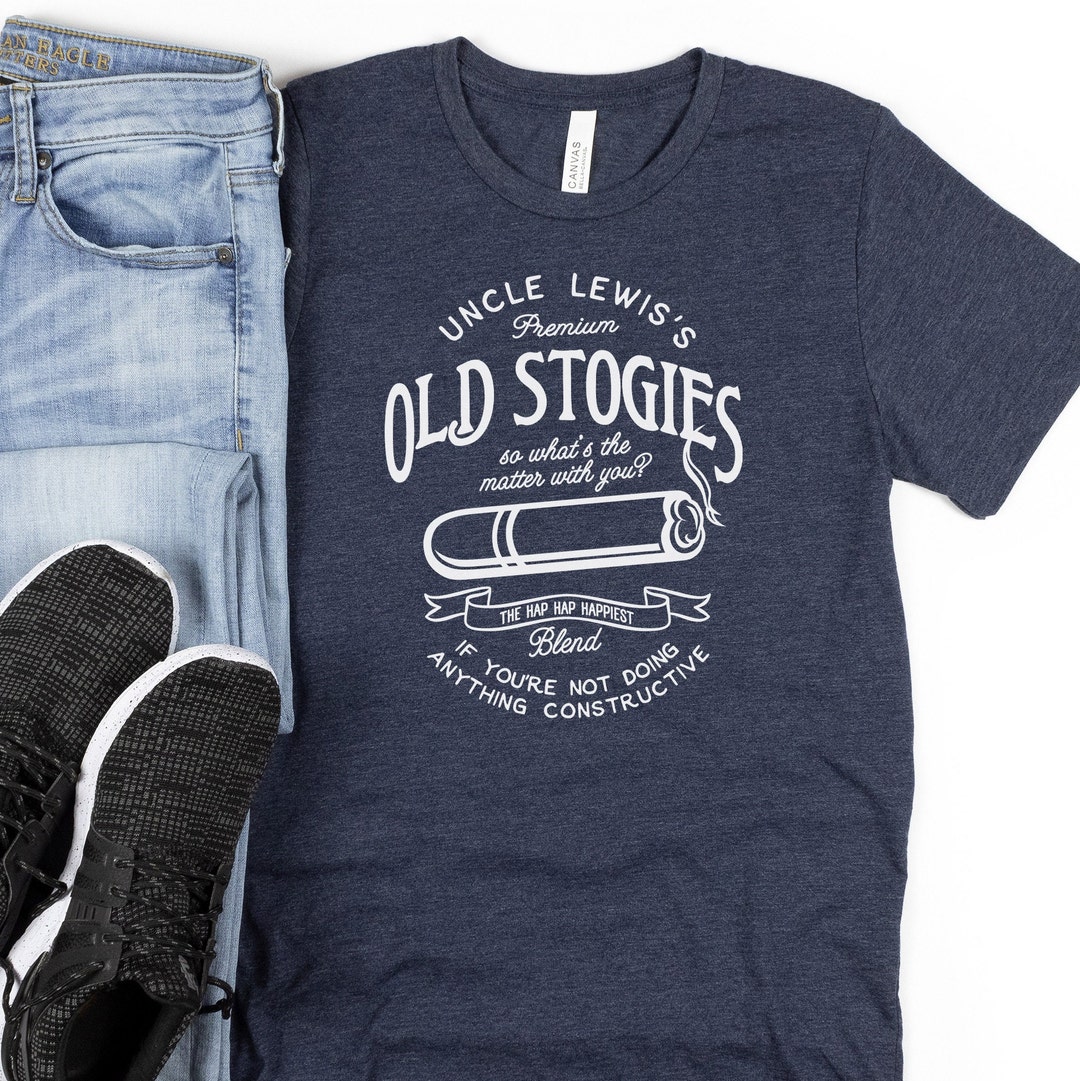 Uncle Lewis's Old Stogies Tshirt, Funny Christmas Sweatshirt, Hap Hap ...
