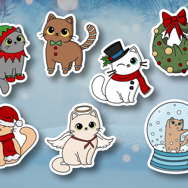 Christmas Stickers - Etsy