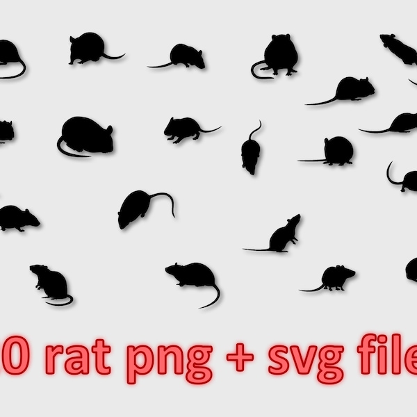 Mouse Rat Svg - Etsy