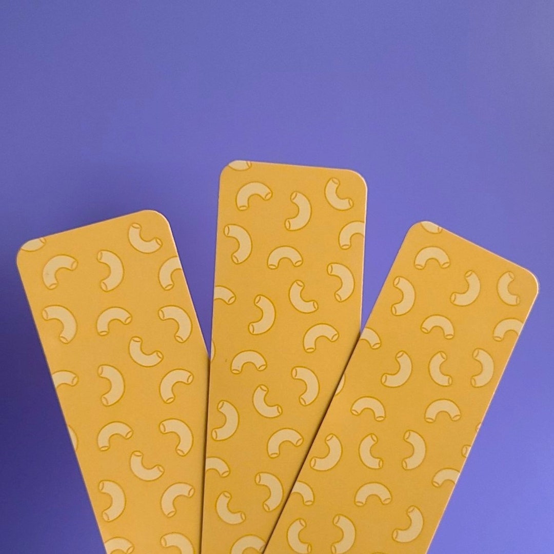 Macaroni and Cheese - Glossy 2x8 Inch Mac and Cheese Bookmark - Etsy