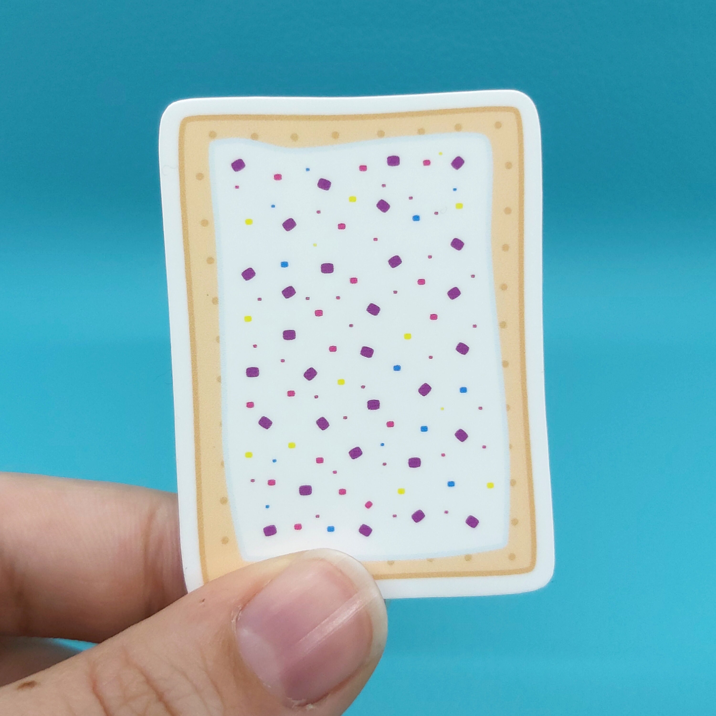 Toaster Tarts Waterproof Glossy Vinyl Stickers | Etsy