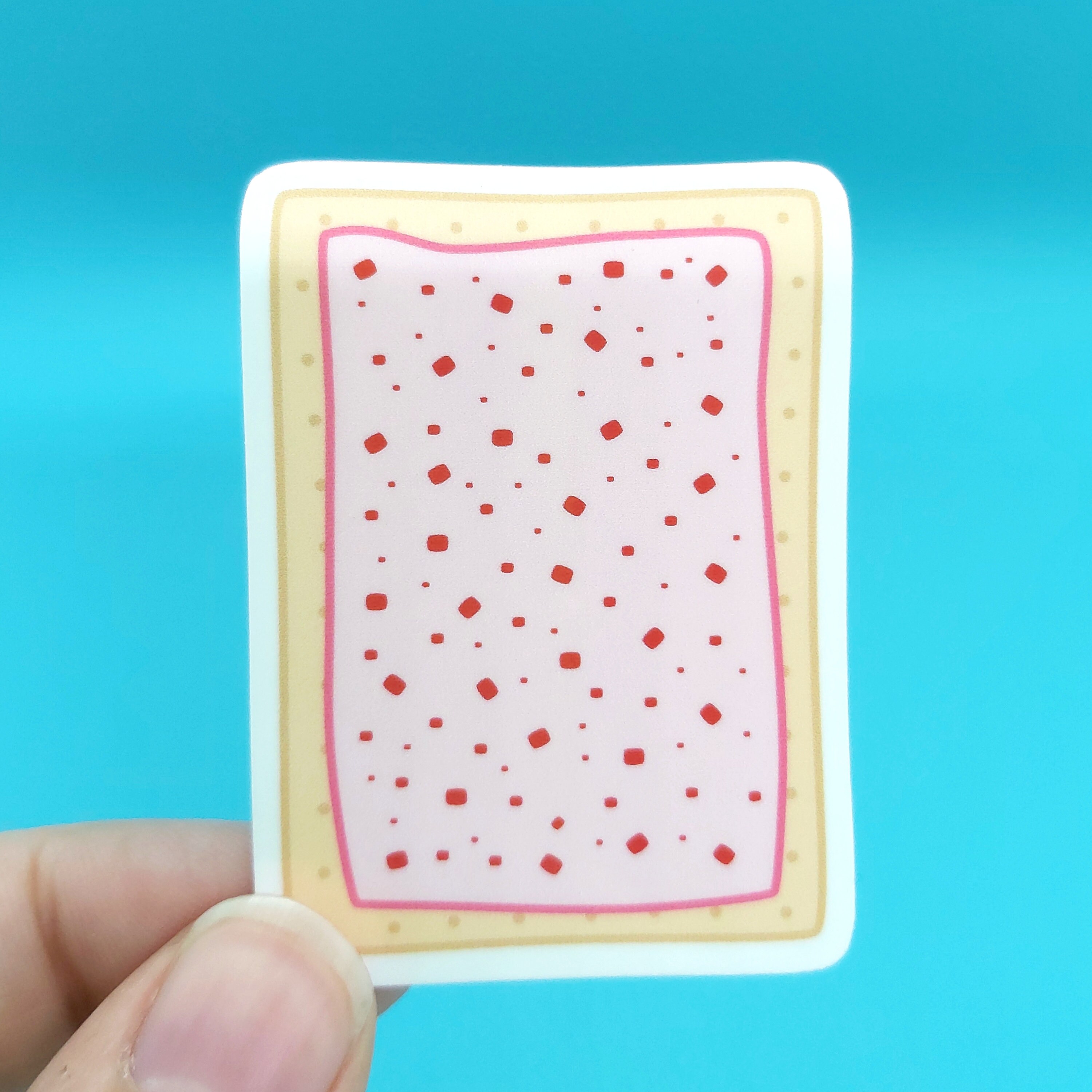 Toaster Tarts Waterproof Glossy Vinyl Stickers | Etsy