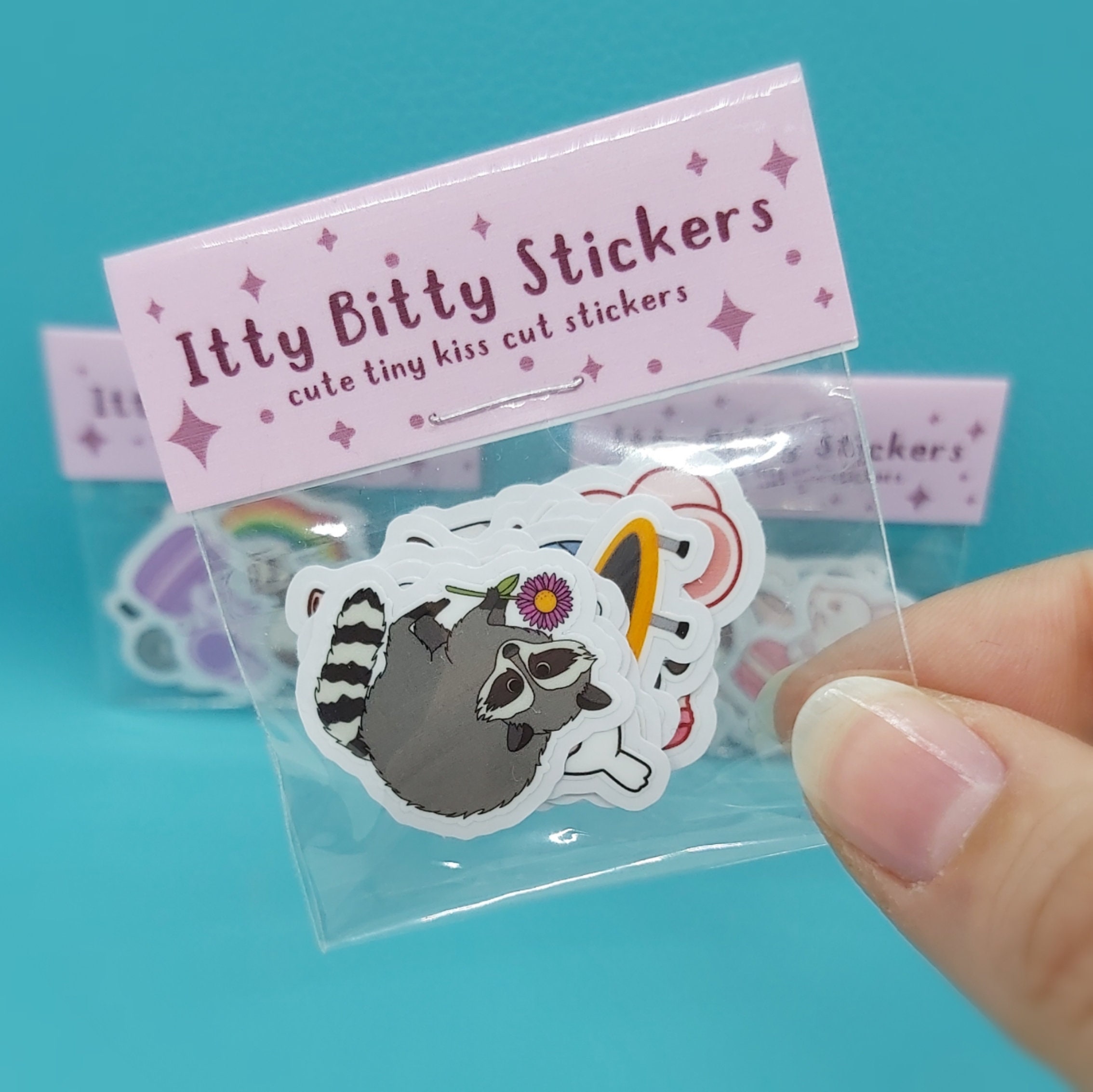 Itty Bitty Tiny Little Animal Stickers Waterproof Glossy - Etsy