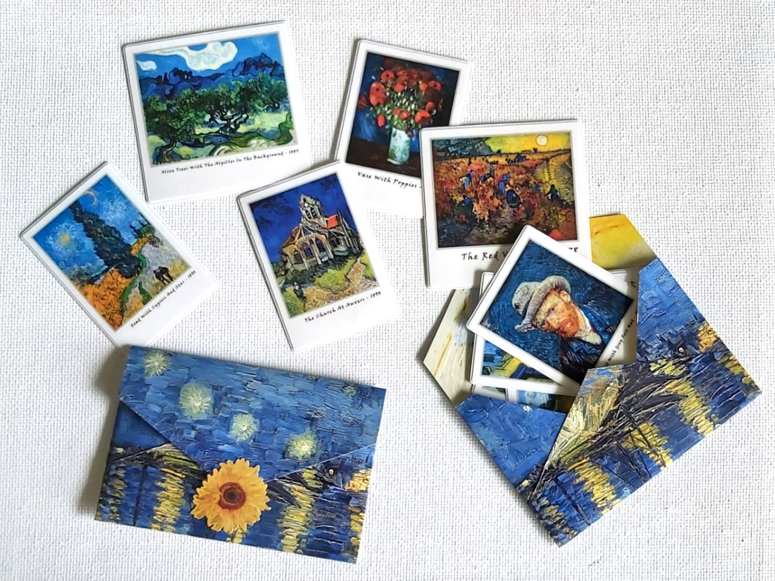 Van Gogh Painting Stickers Mystery Pack of 6 Waterproof - Etsy