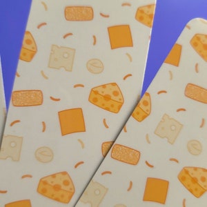 Cheeses - Glossy 2x8 Inch Cheesy Bookmark - Etsy