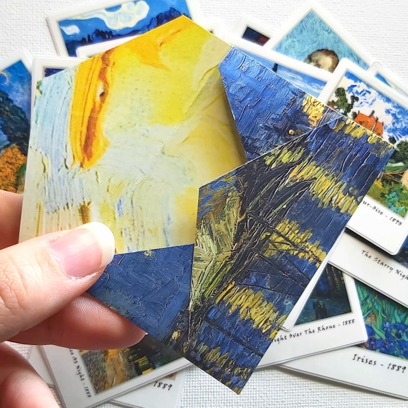 Van Gogh Painting Stickers Mystery Pack of 6 Waterproof - Etsy