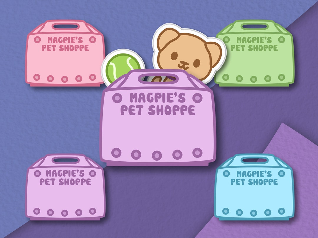 Itty Bitty Puppy Pet Shoppe Sticker - Waterproof Glossy Vinyl Kiss Cut ...