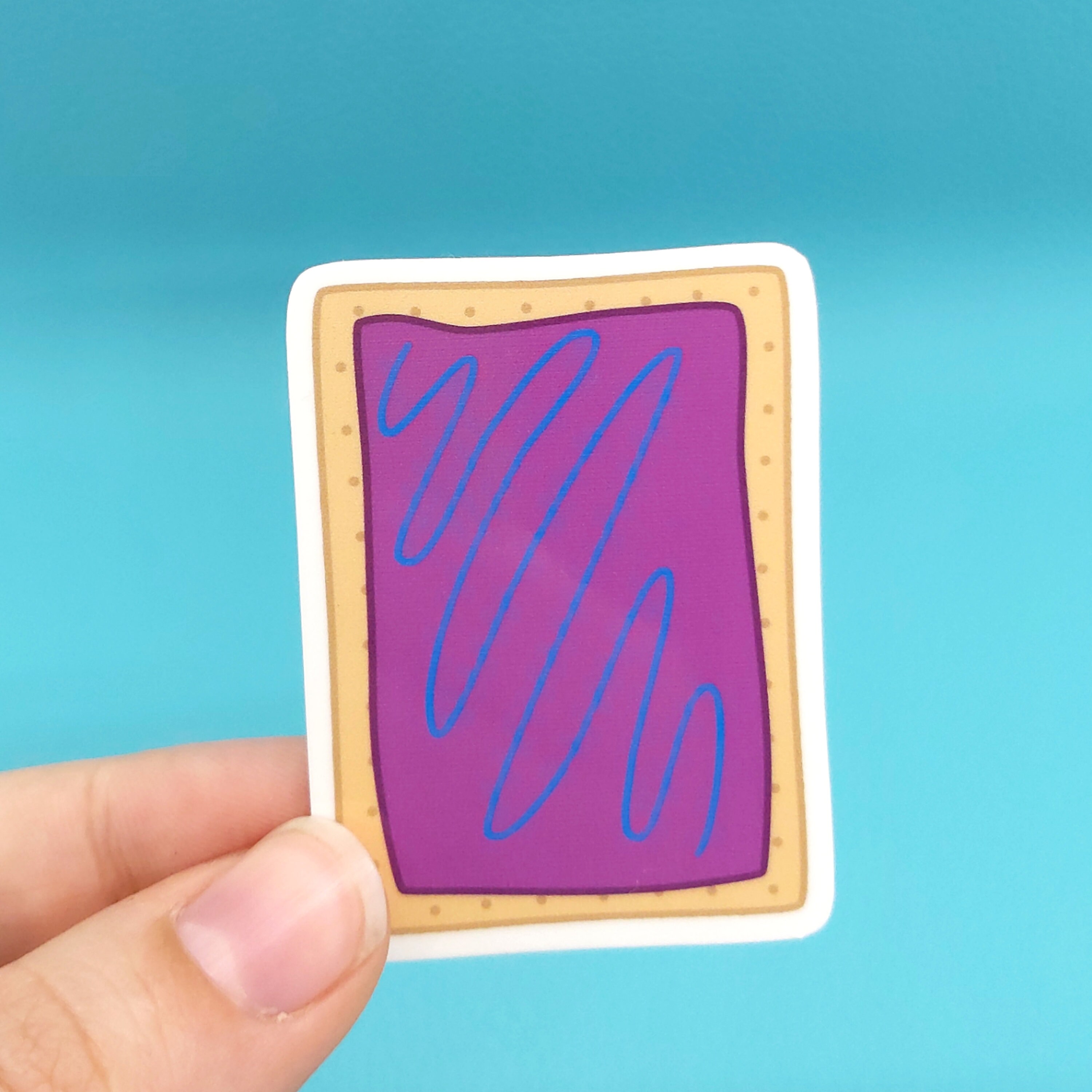 Toaster Tarts Waterproof Glossy Vinyl Stickers | Etsy