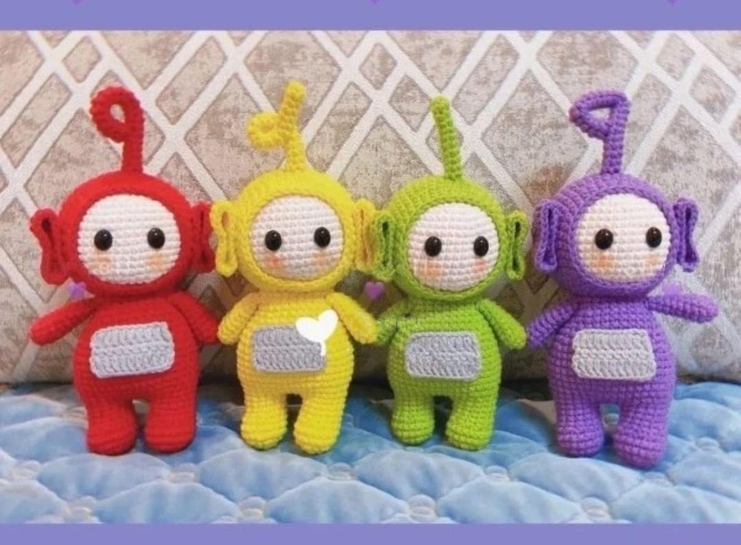 Teletubbies Inspired Crochet Pattern – DIY Amigurumi Dolls – PDF ...