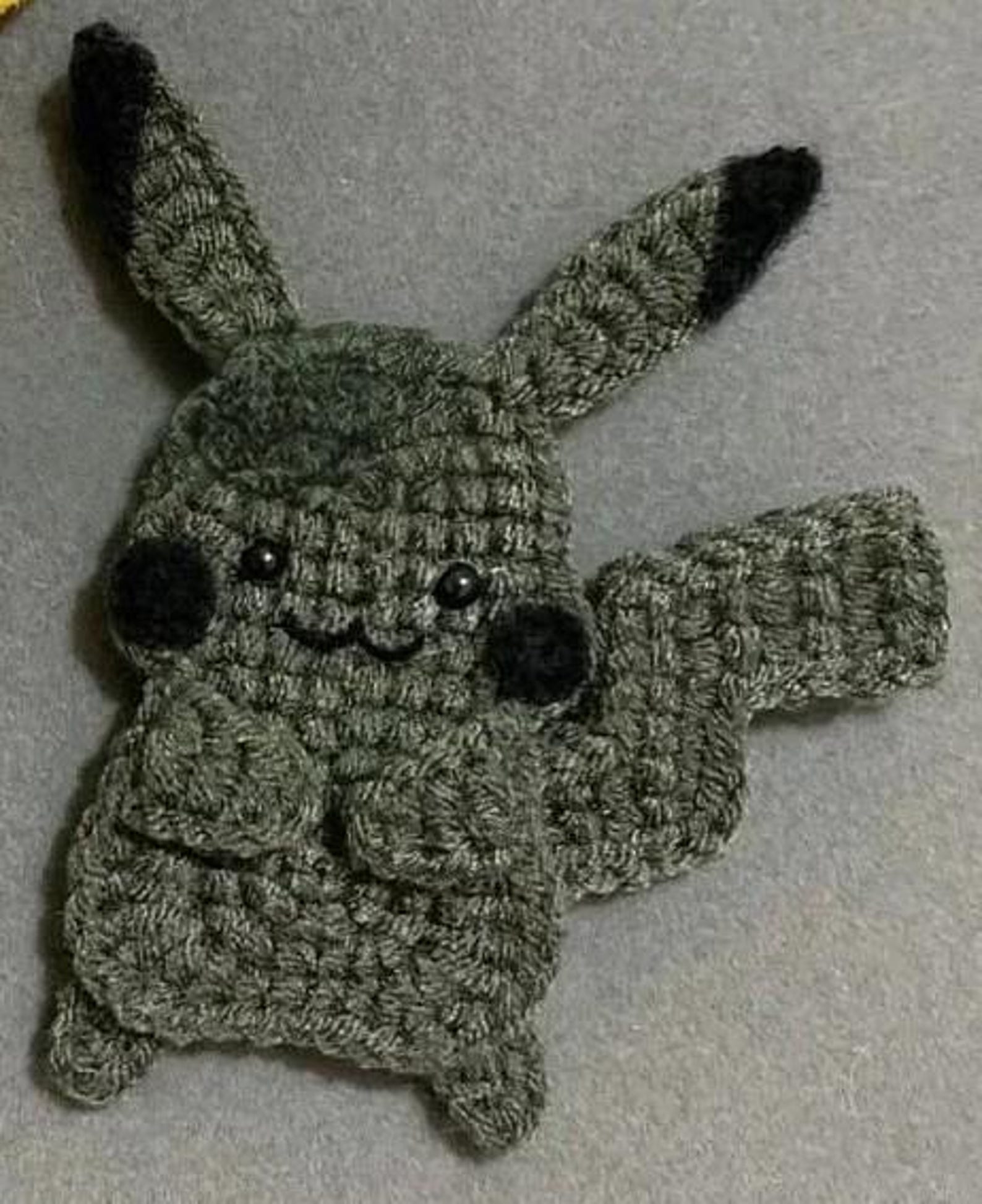 Flat Pikachu Crochet Pattern - Etsy