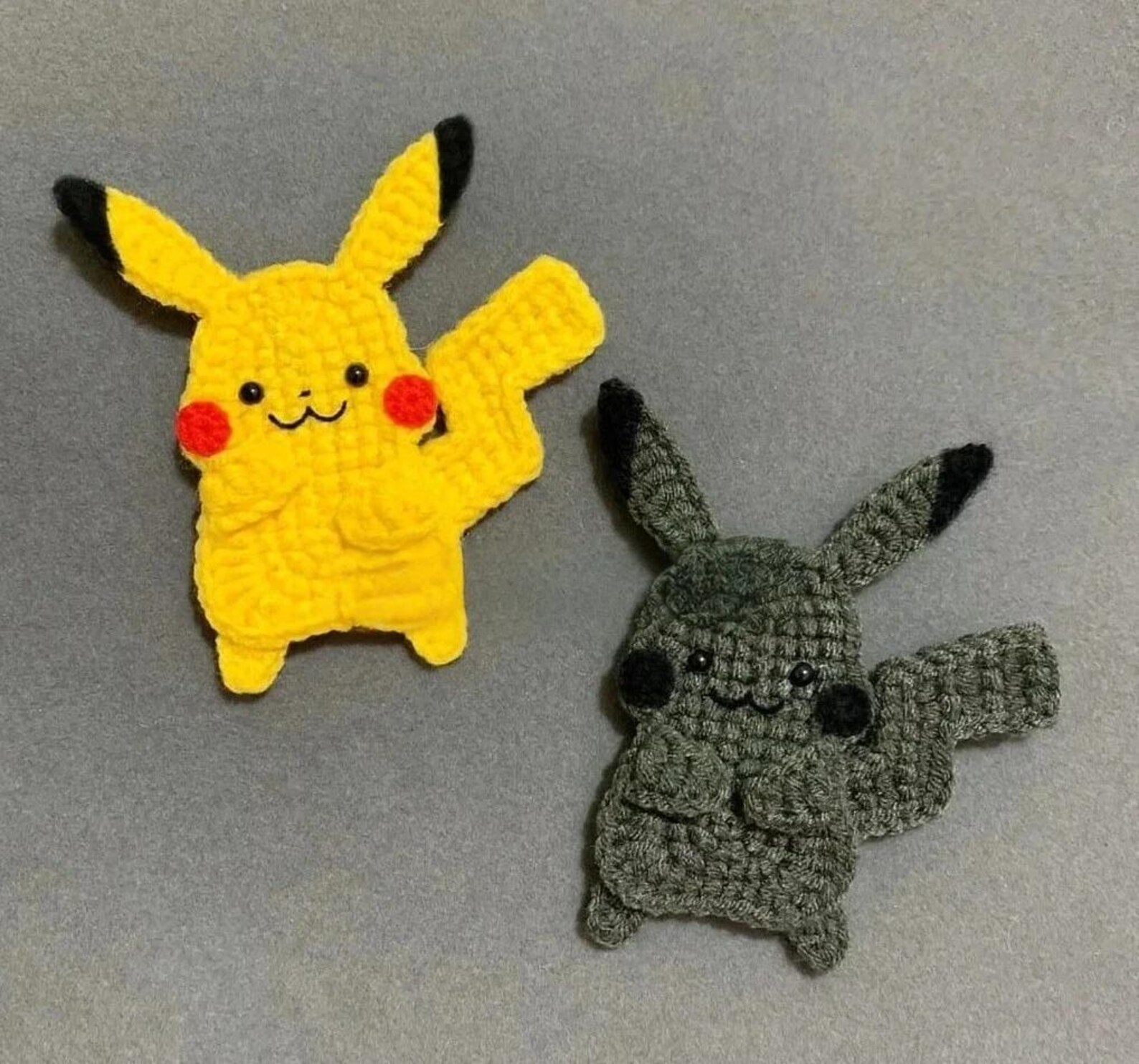 Flat Pikachu Crochet Pattern - Etsy