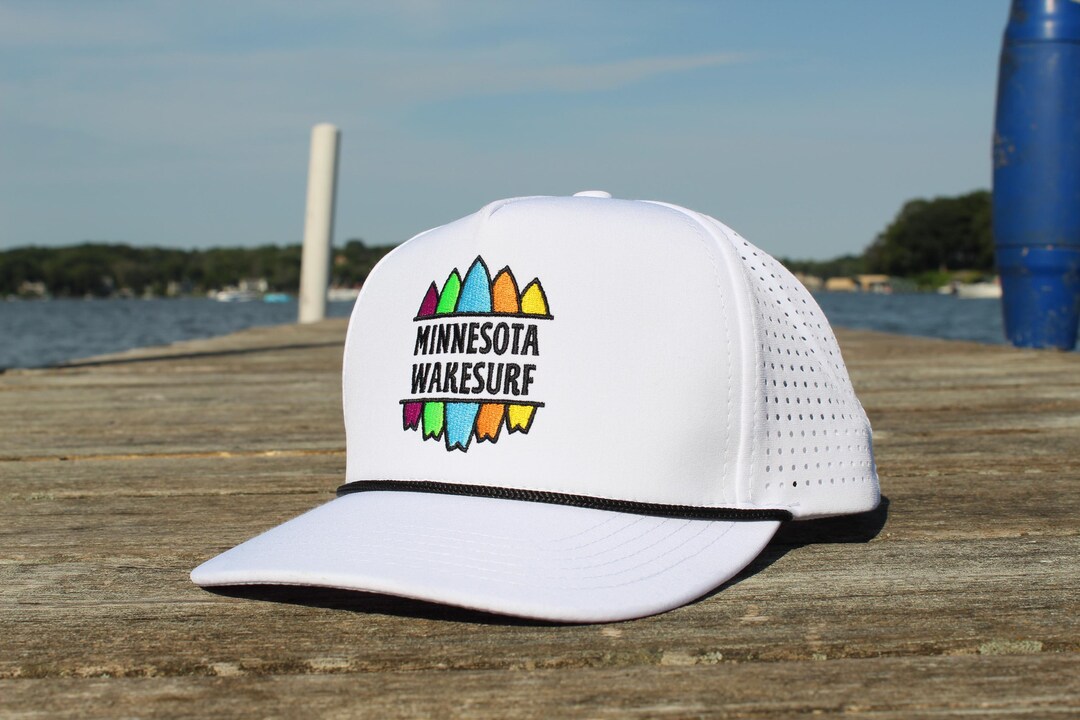 Minnesota Wakesurf Snapback Rope Hat - Etsy
