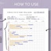 WORK: Freelance Time Tracker | Printable | Billing | Organization | A4 ...