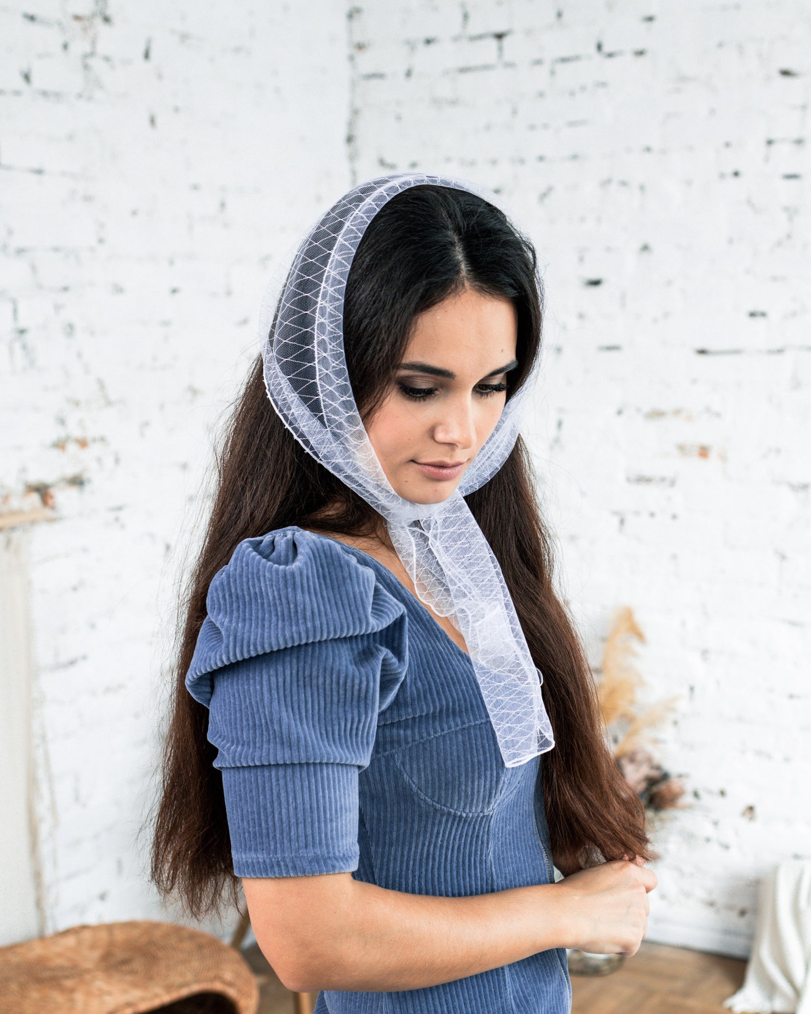 READY-TO-SHIP Christian Scarf Church Head Covering Orthodox Head Wrap ...