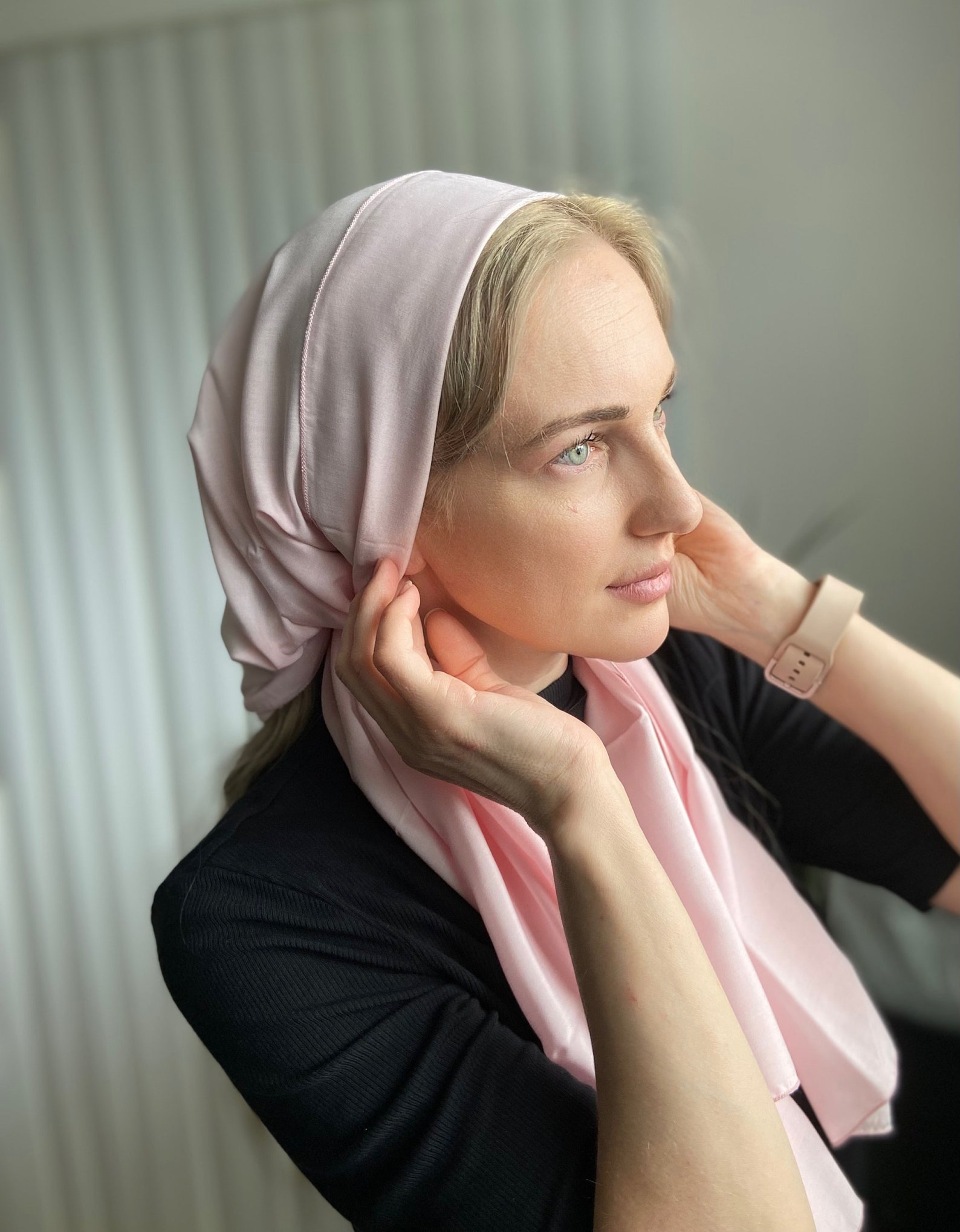READY-TO-SHIP Soft Cotton Scarf Head Covering for Veiled Women Church ...