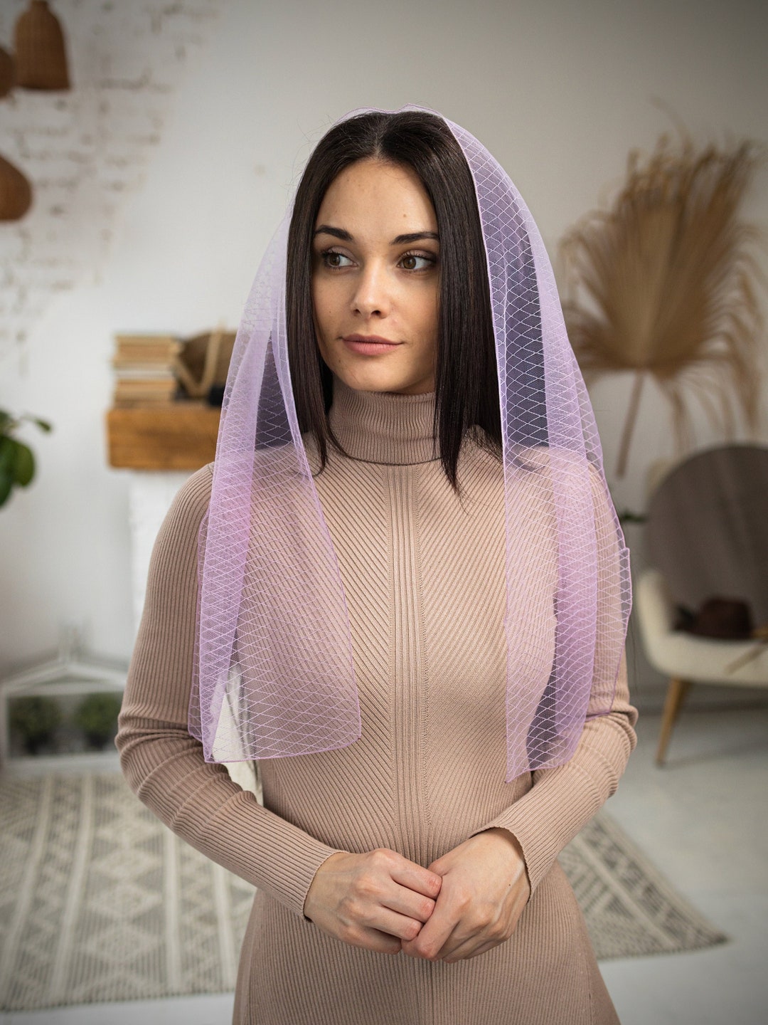 READY-TO-SHIP Christian Scarf Church Head Covering Orthodox Head Wrap ...