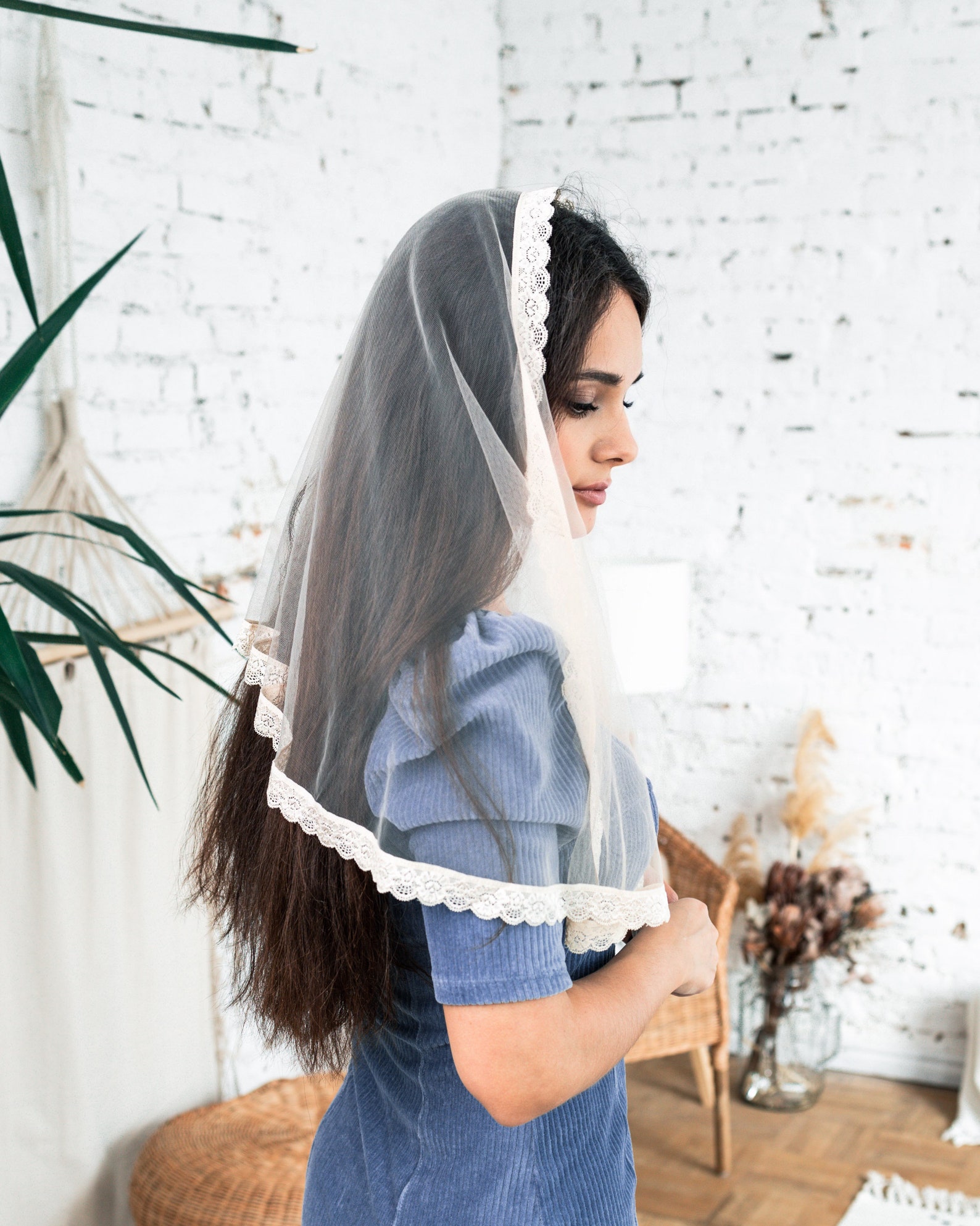 READY-TO-SHIP. Church Head Covering Christian Women Head Wrap Orthodox ...