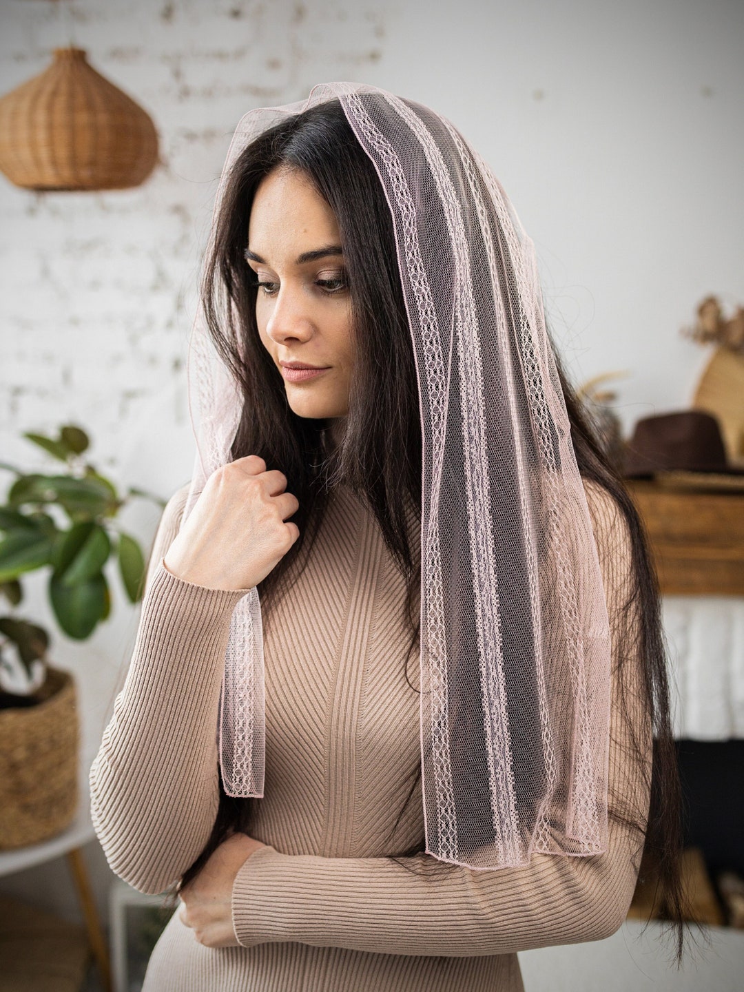 Ready-to-ship. More Colors Stripes Christian Scarf Church Scarf Head ...