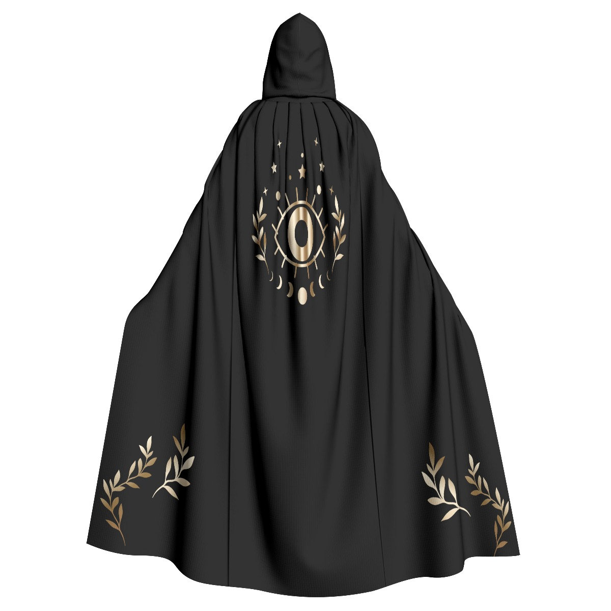Golden Triple Moon Witches Cape High Priestess Wiccanall-over - Etsy