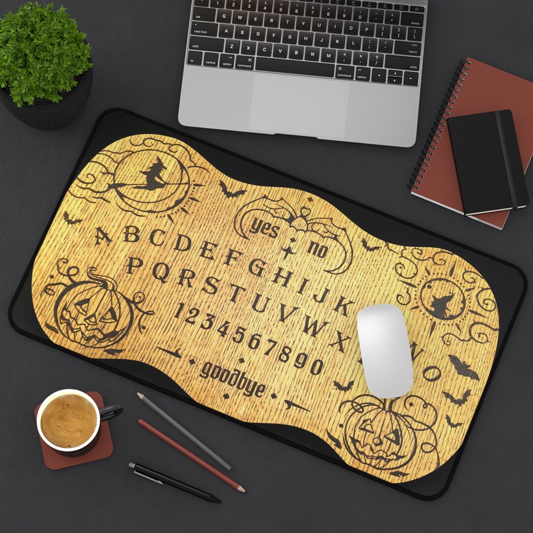 Ouija Board Occult Pagan Desk Mat Witchy Office Supplies Wiccan Student ...