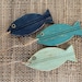 Wood Fish, Rustic Wood Fish, Fish on String, Beach Decor, Lake House ...