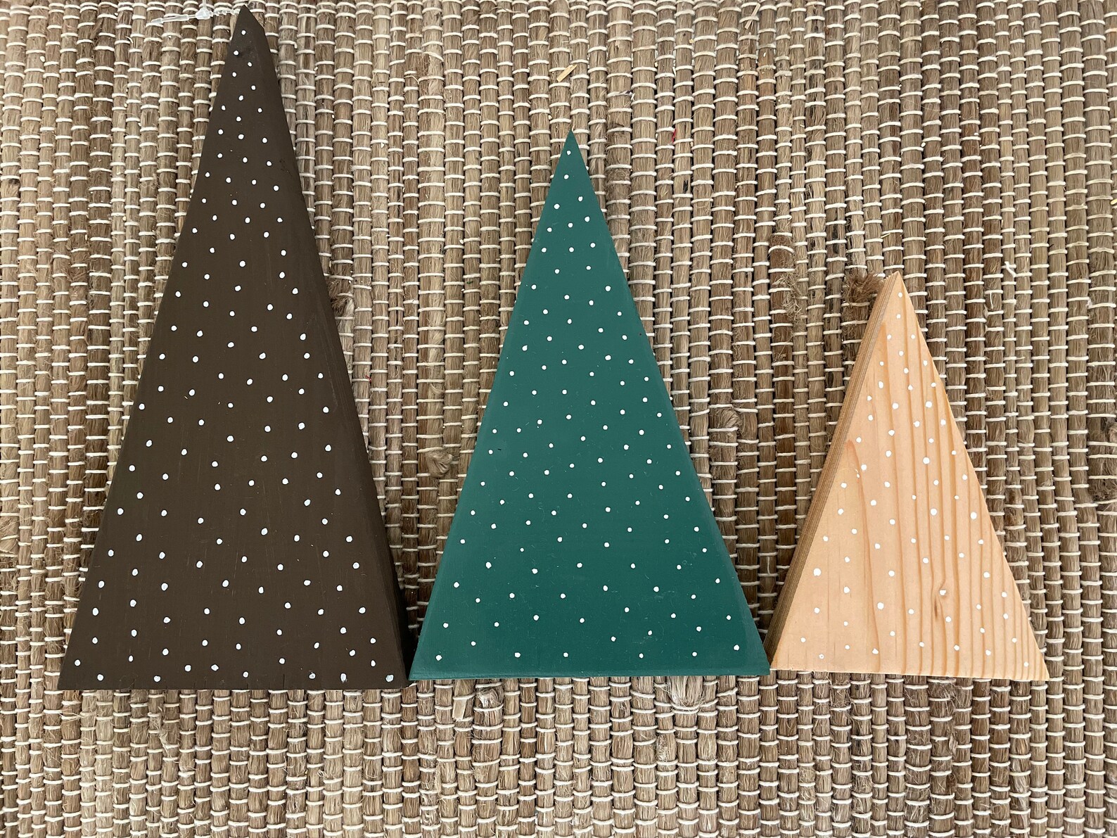 Set of 3 Modern Wood Trees Modern Farmhouse Christmas Tree | Etsy