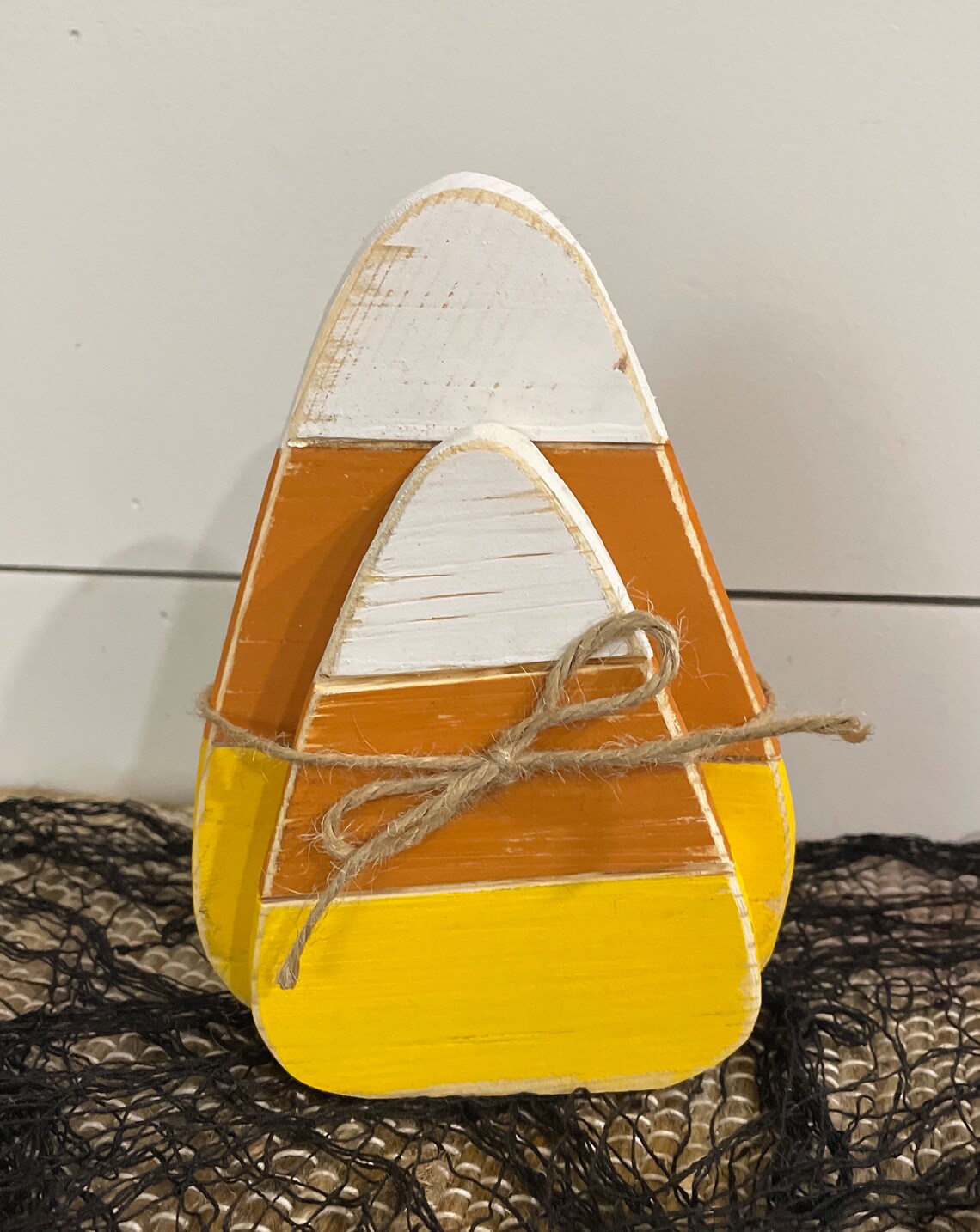 Wood Candy Corn Set Fall Decor Shelf Sitter Tiered Tray - Etsy