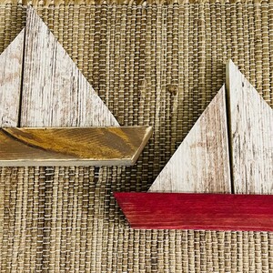 Rustic wood sailboat nautical decor boat decor summer | Etsy