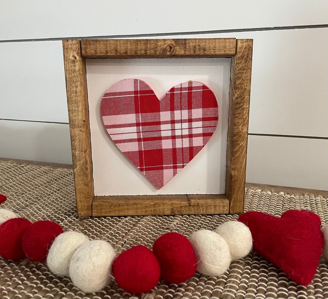 Valentine's Day Heart Sign, Heart Decor, Valentine's Decor, Valentine's ...