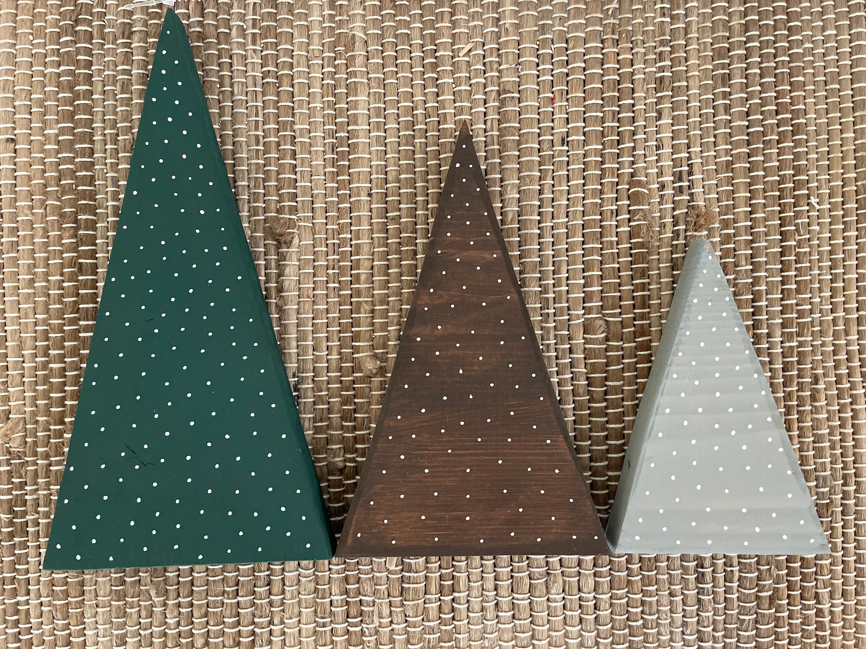 Set of 3 Modern Wood Trees Modern Farmhouse Christmas Tree | Etsy