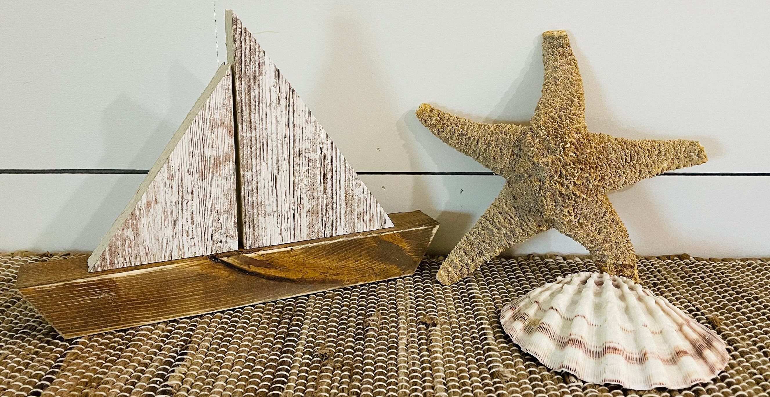 Rustic Wood Sailboat Nautical Decor Boat Decor Summer - Etsy