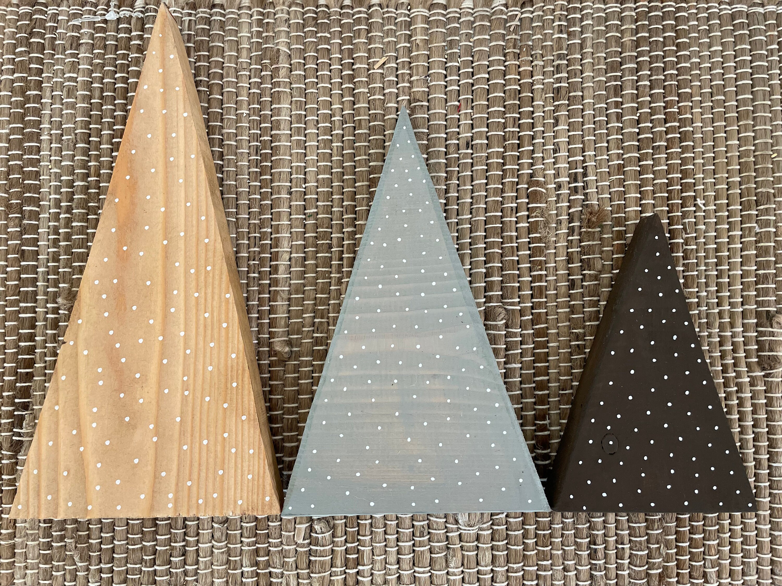 Set of 3 Modern Wood Trees Modern Farmhouse Christmas Tree | Etsy