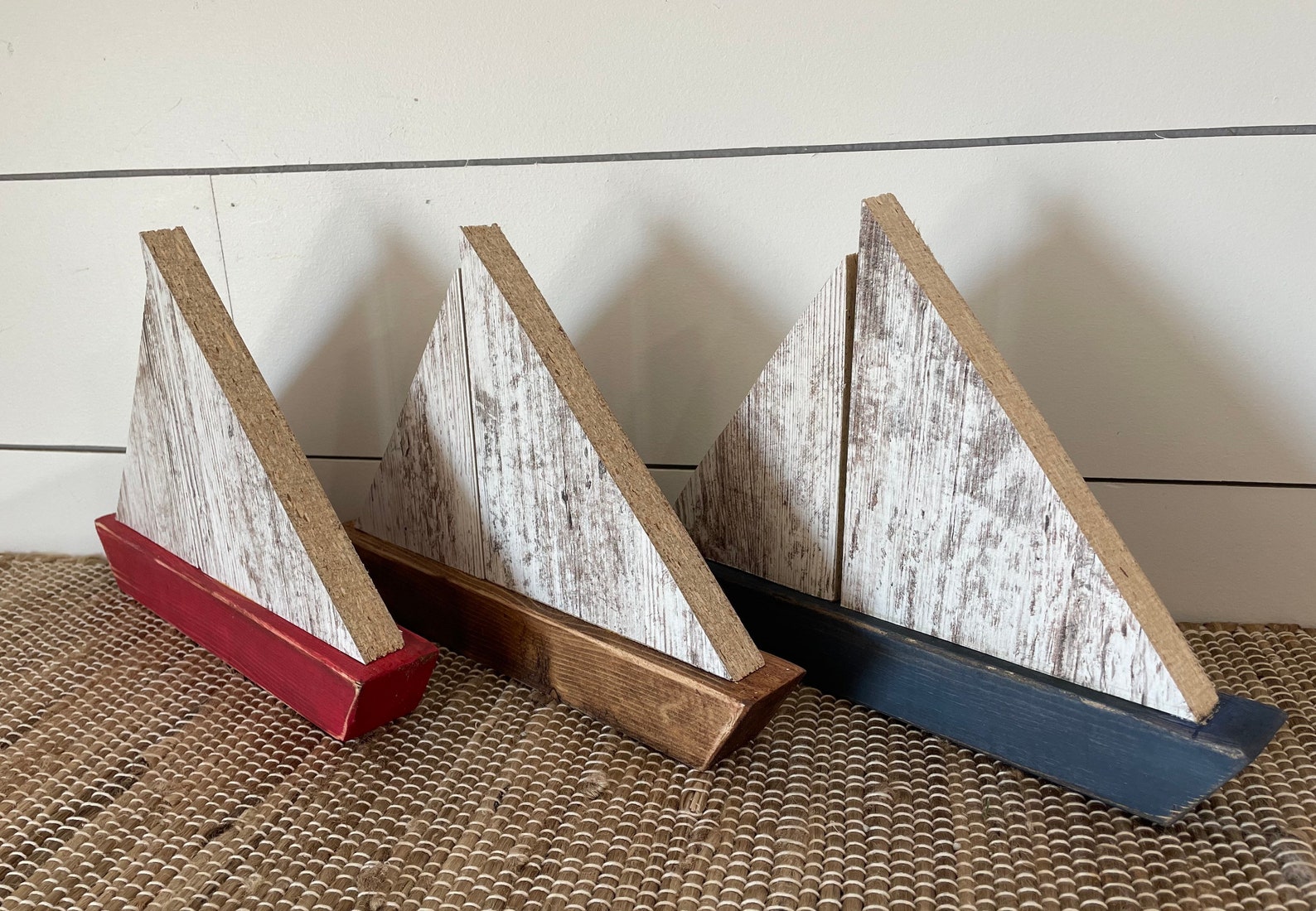 Rustic Wood Sailboat Nautical Decor Boat Decor Summer - Etsy