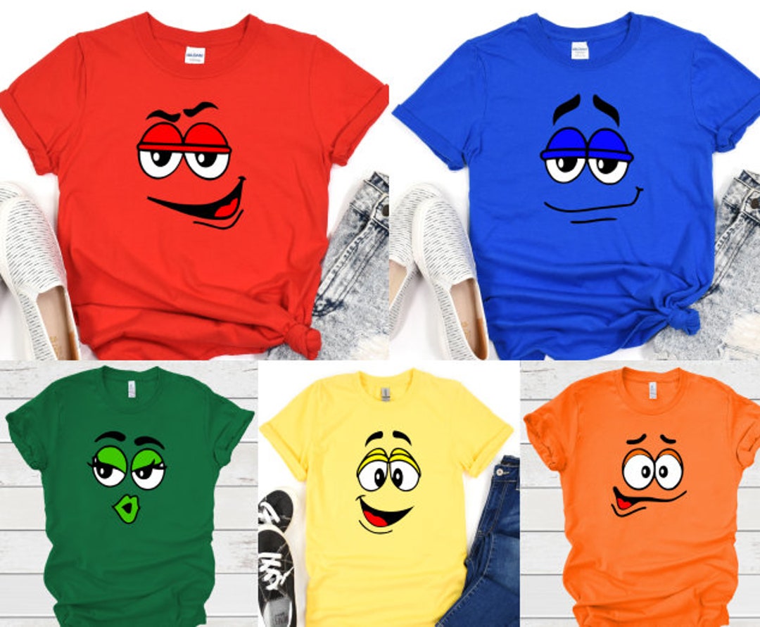 Group Family Matching Shirts, M&m Shirts Group Shirts, Candy Matching ...