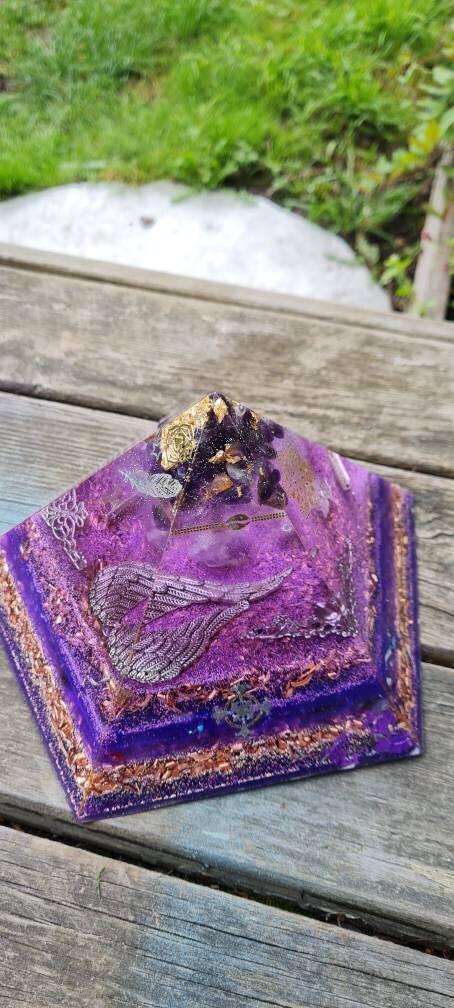 Orgone Pyramid Archangel Metatron XL, Pentagon Golden Ratio Healing ...