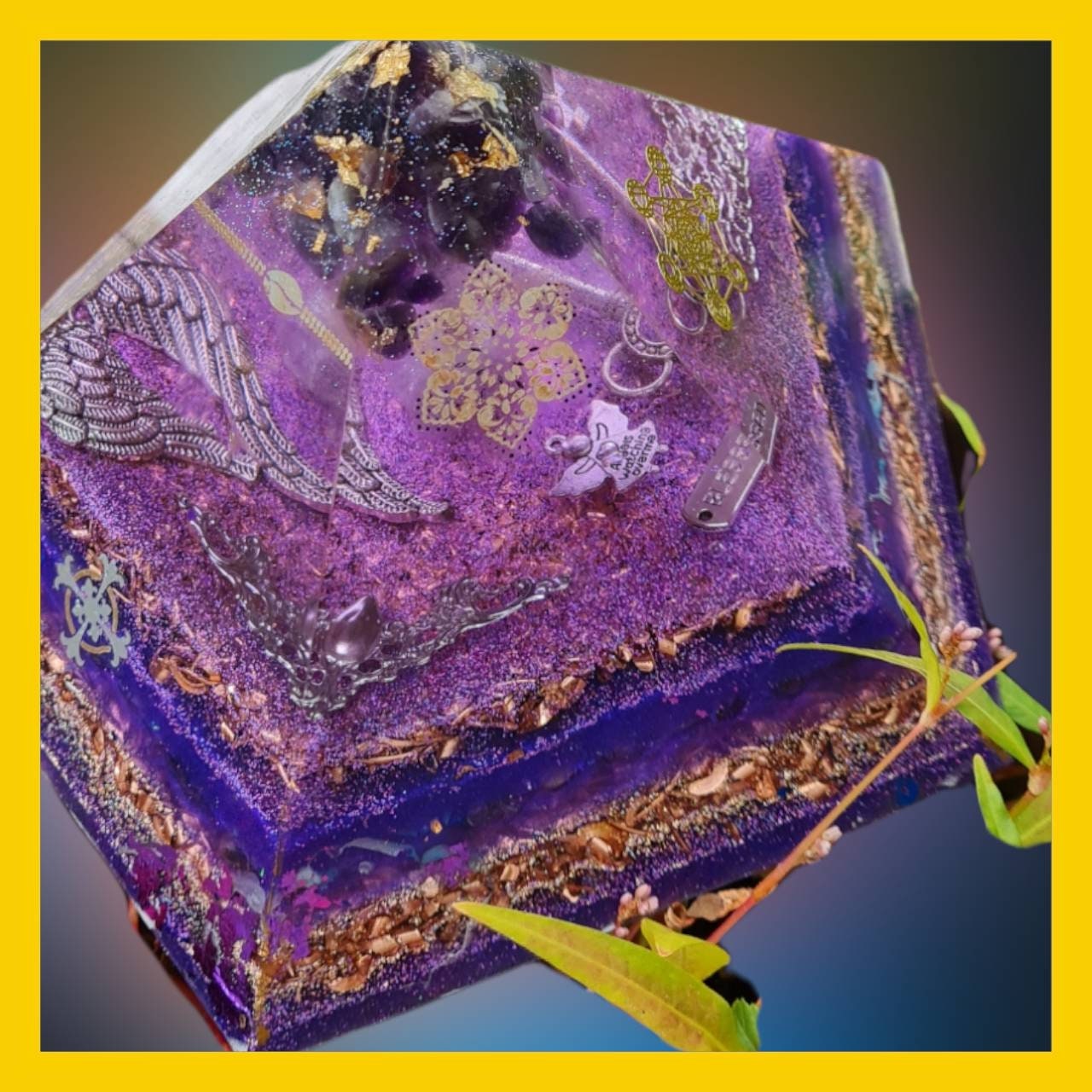 Orgone Pyramid Archangel Metatron XL, Pentagon Golden Ratio Healing ...