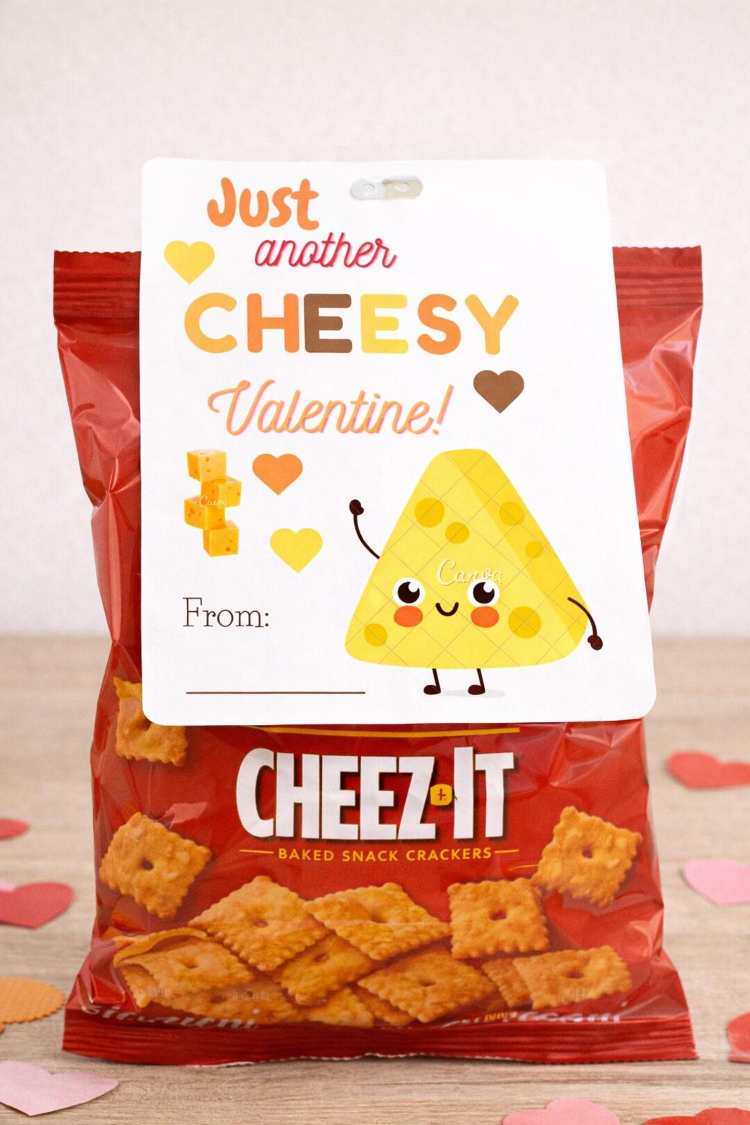 Just Another Cheesy Valentine – Printable Valentine Tag for Cheez-its ...