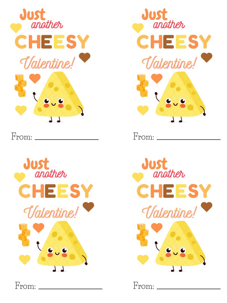 Just Another Cheesy Valentine – Printable Valentine Tag for Cheez-its ...