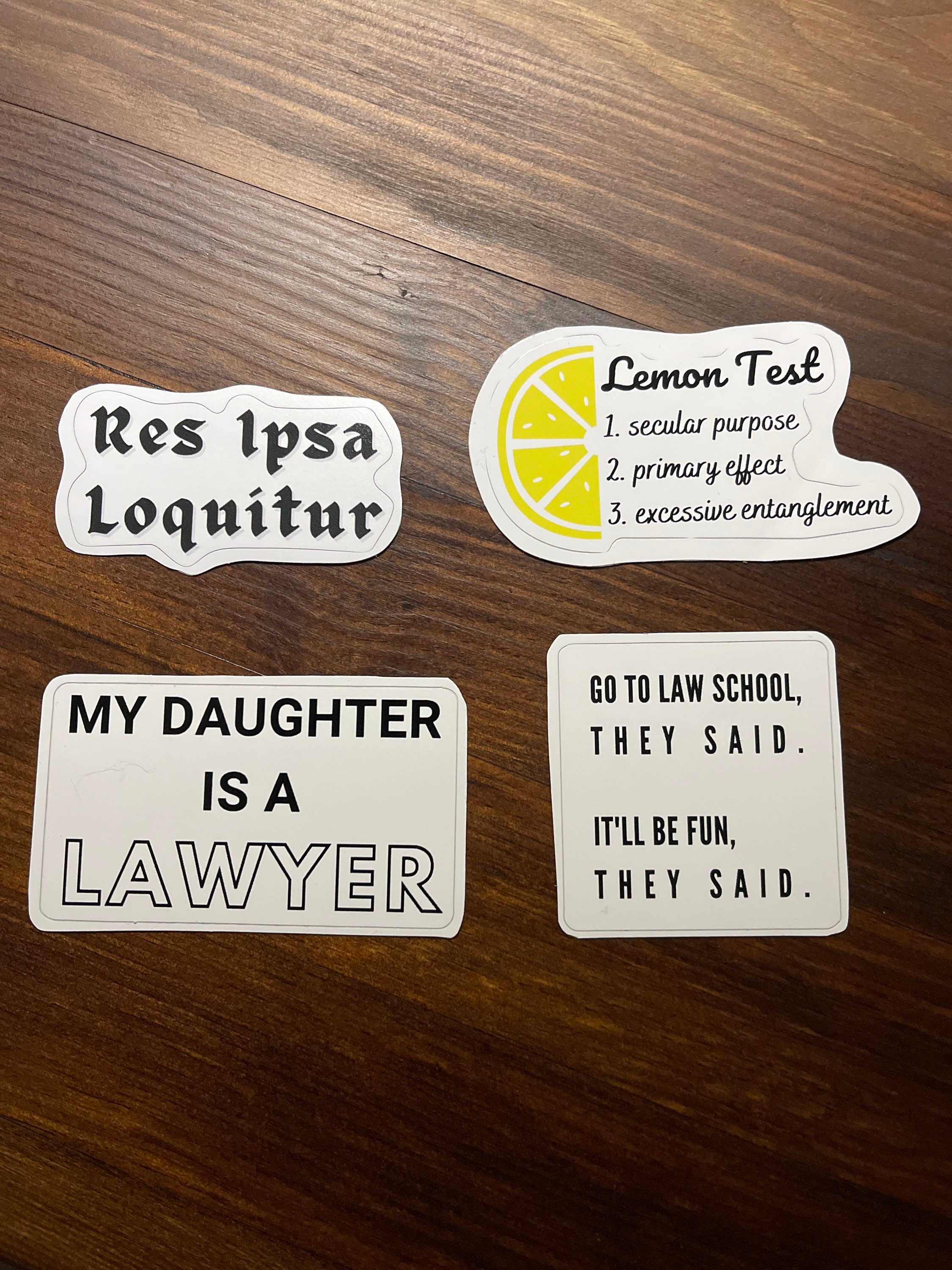 Law School Sticker Starter Pack - Etsy