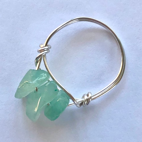 Natural Gemstone Wire Wrapped Statement Ring Carnelian Red - Etsy Australia