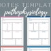 Pathophysiology Notes Template Active Learning Nursing Students ...