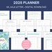 Planner 2025 Printable - Organising - Planning -green Floral, A4/A5 ...